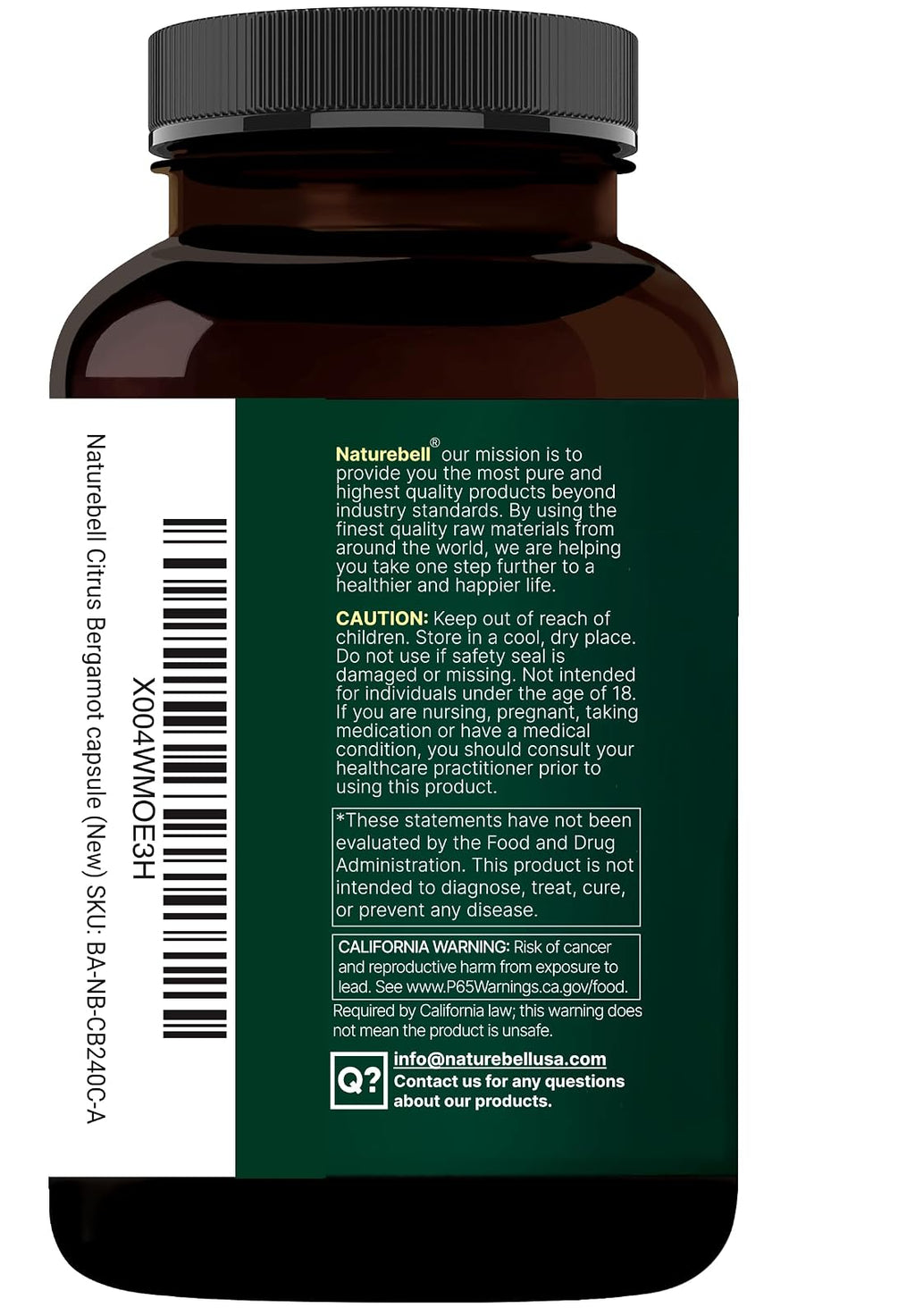 Citrus Bergamot for women's health benefits