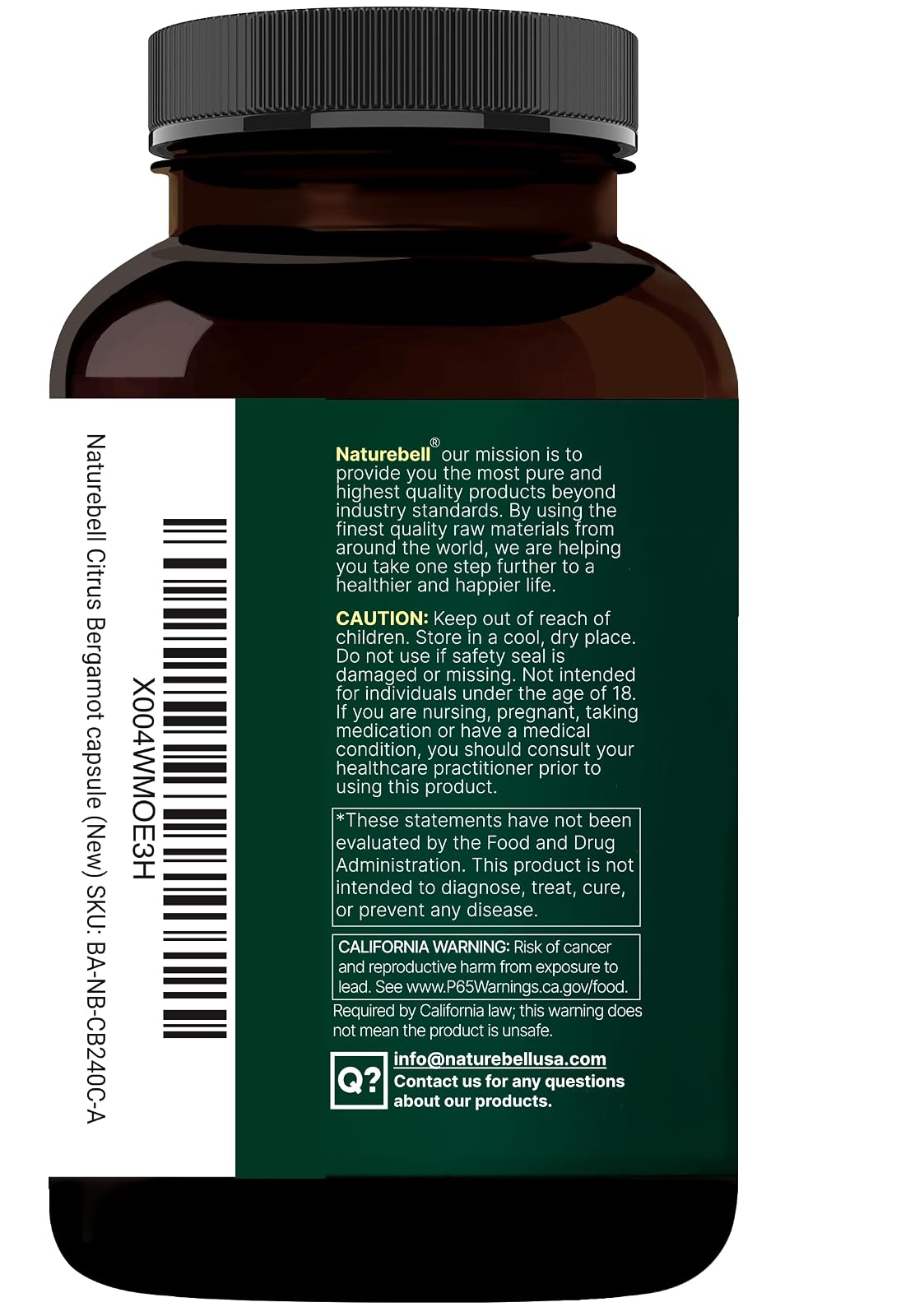 Citrus Bergamot for women's health benefits