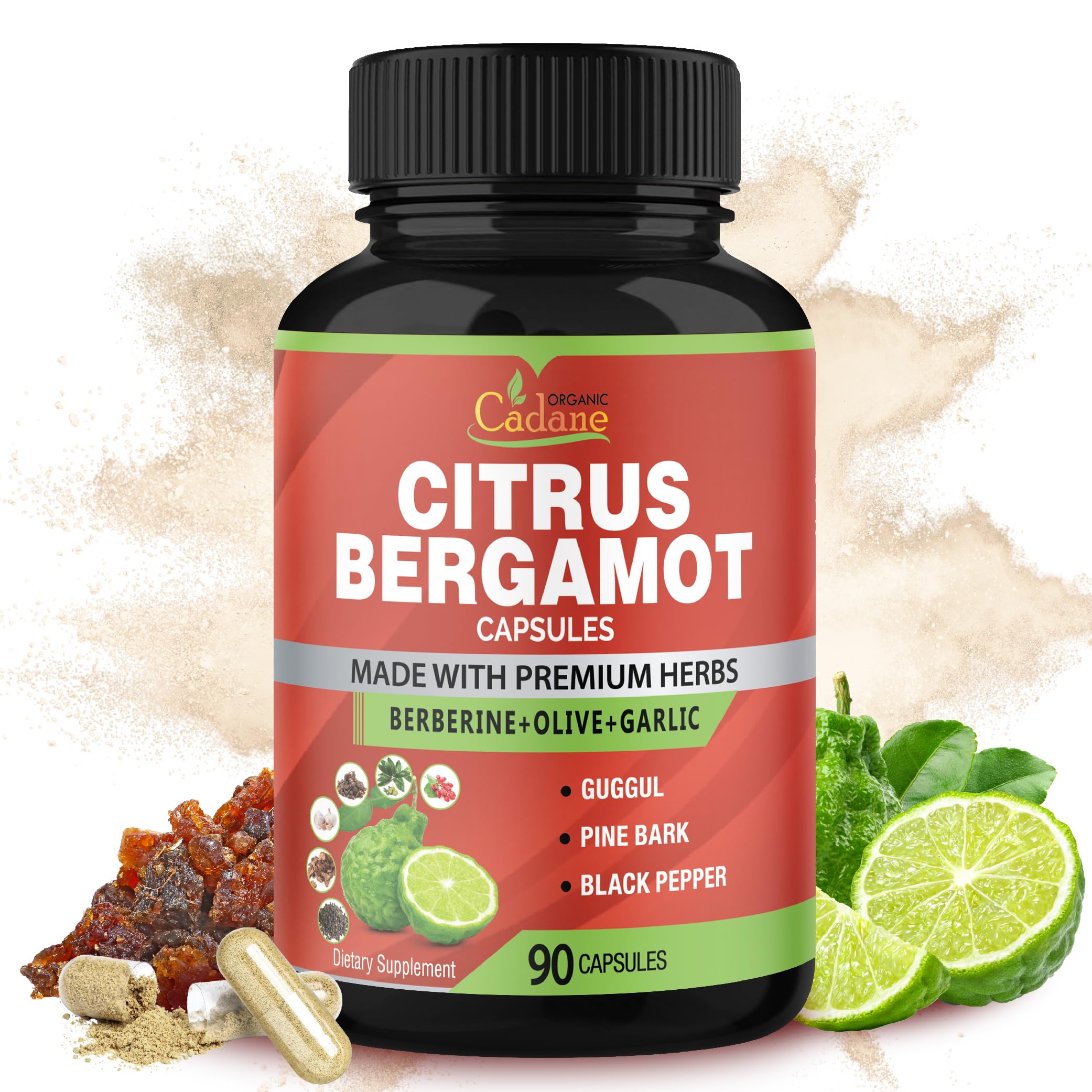 Citrus bergamot garlic extract capsules