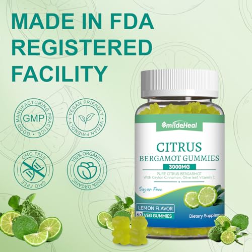 Citrus Bergamot gummies for stress relief
