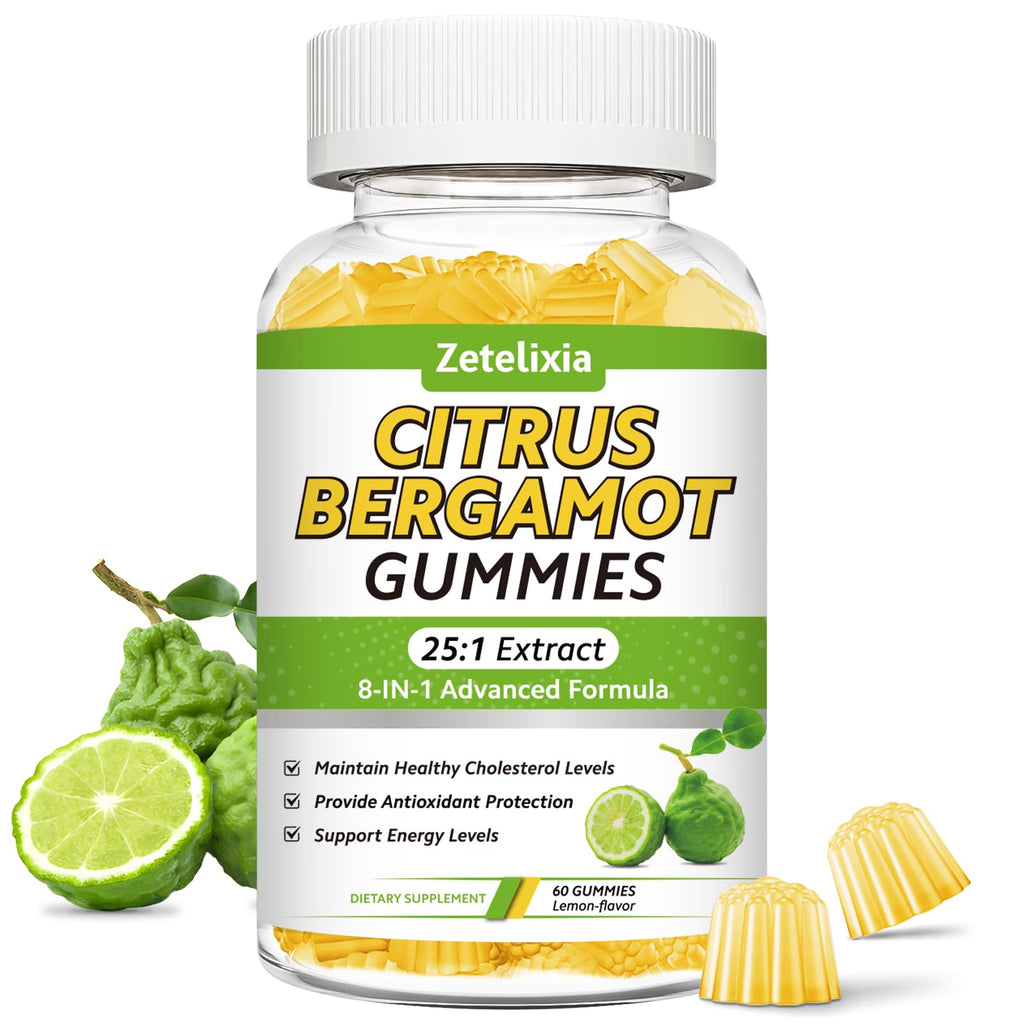 Citrus Bergamot gummy multivitamins for adults