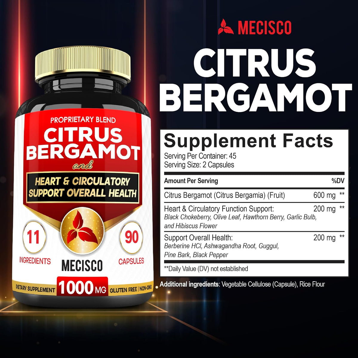 Citrus Bergamot multivitamin for heart health