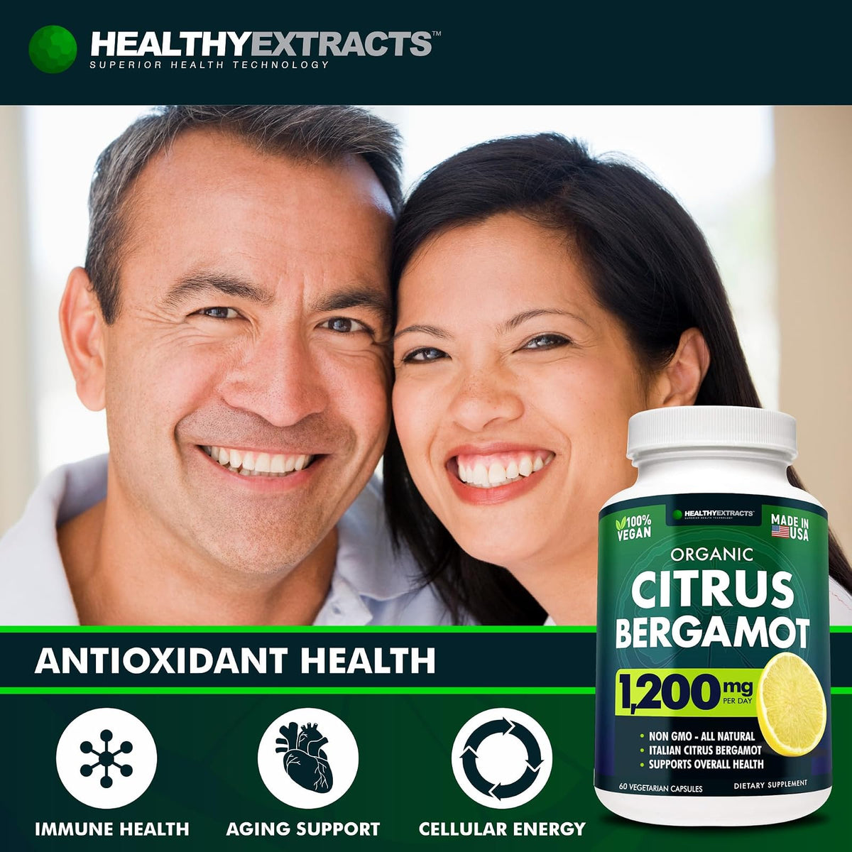 Citrus Bergamot multivitamin for women energy