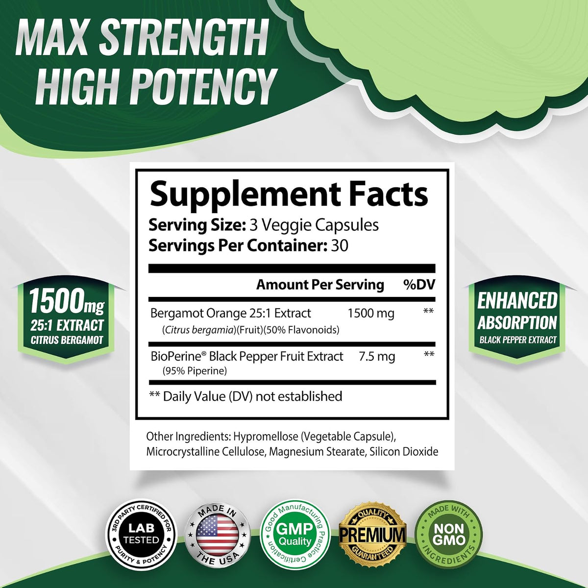 Citrus Bergamot multivitamin for women health