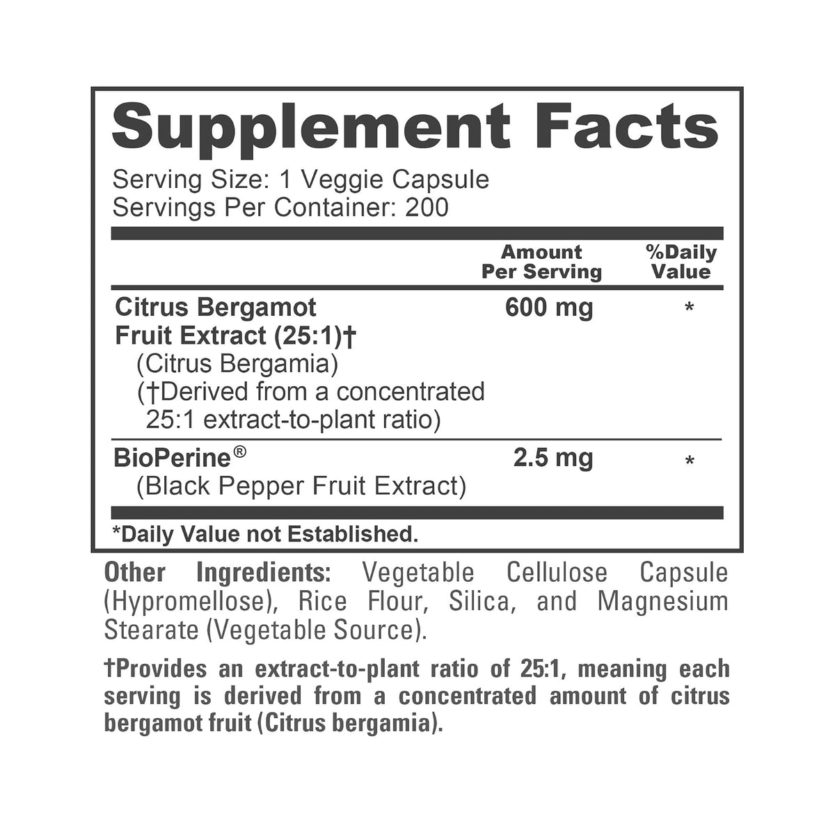 Citrus Bergamot multivitamin for women health