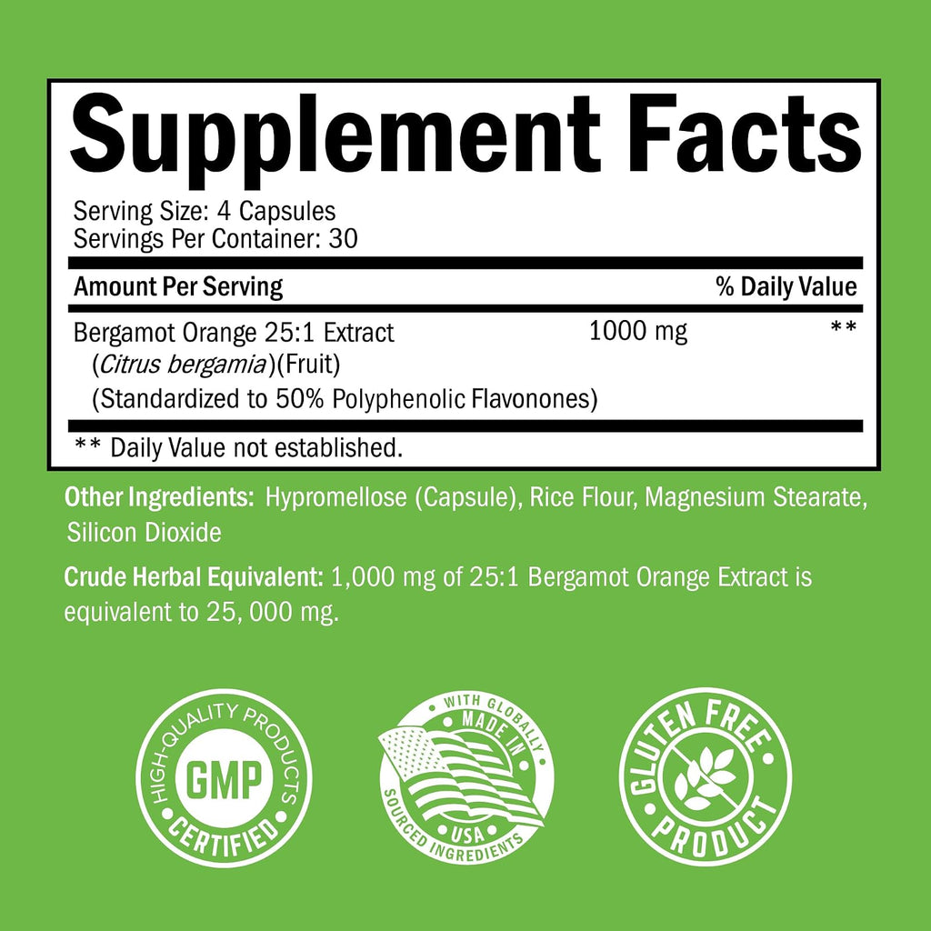 Citrus Bergamot multivitamin for women's health