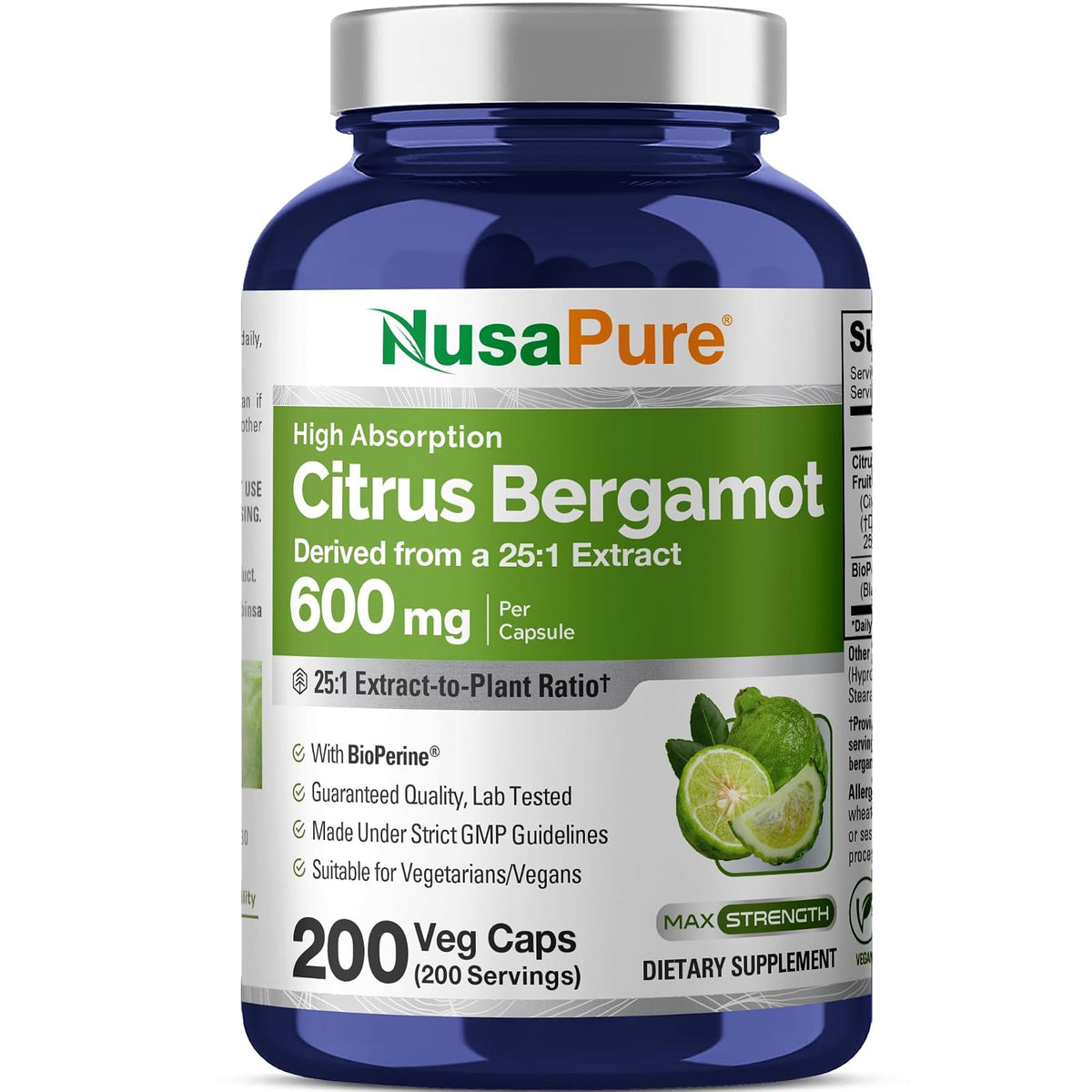 Citrus Bergamot multivitamins for adults