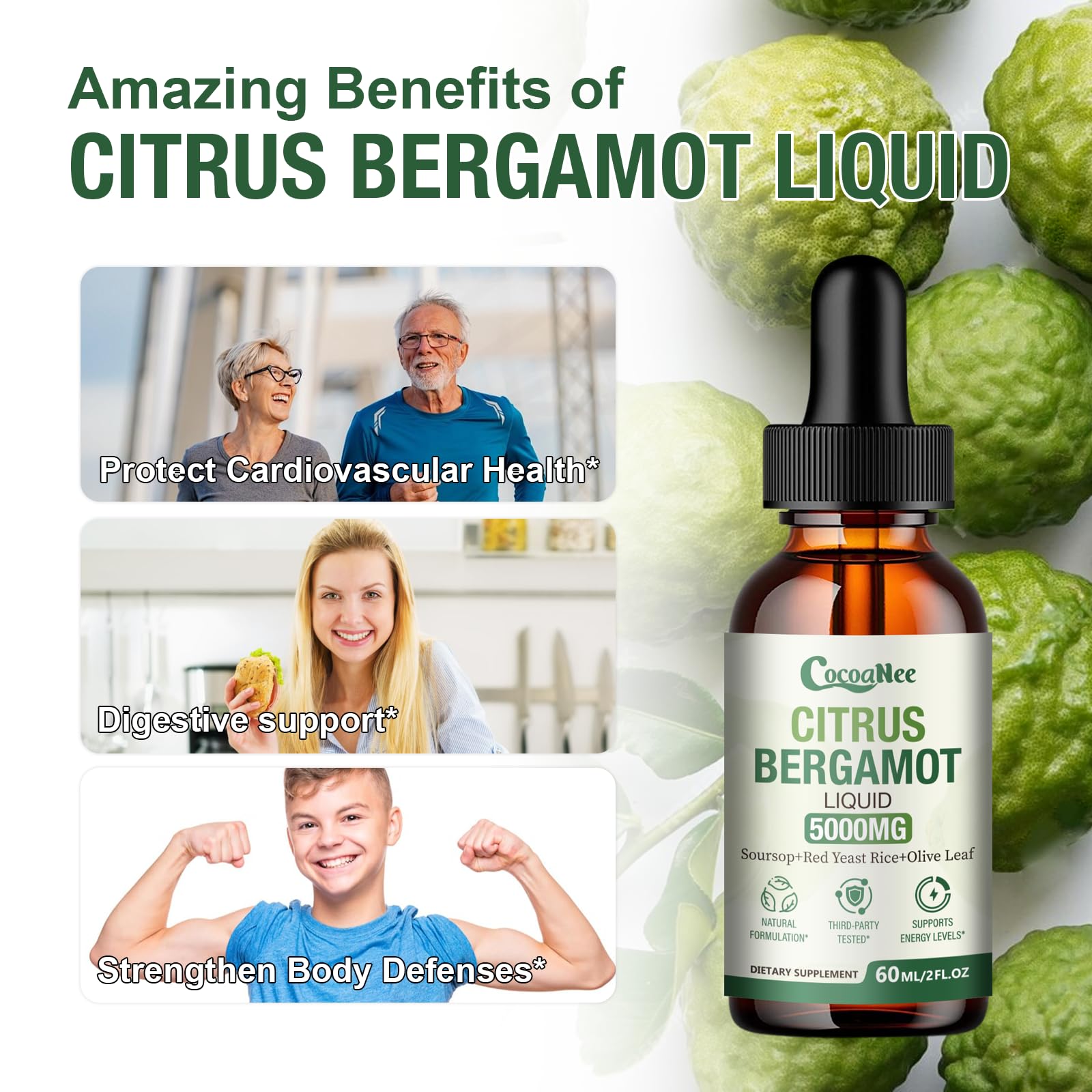 Citrus Bergamot multivitamins for daily energy