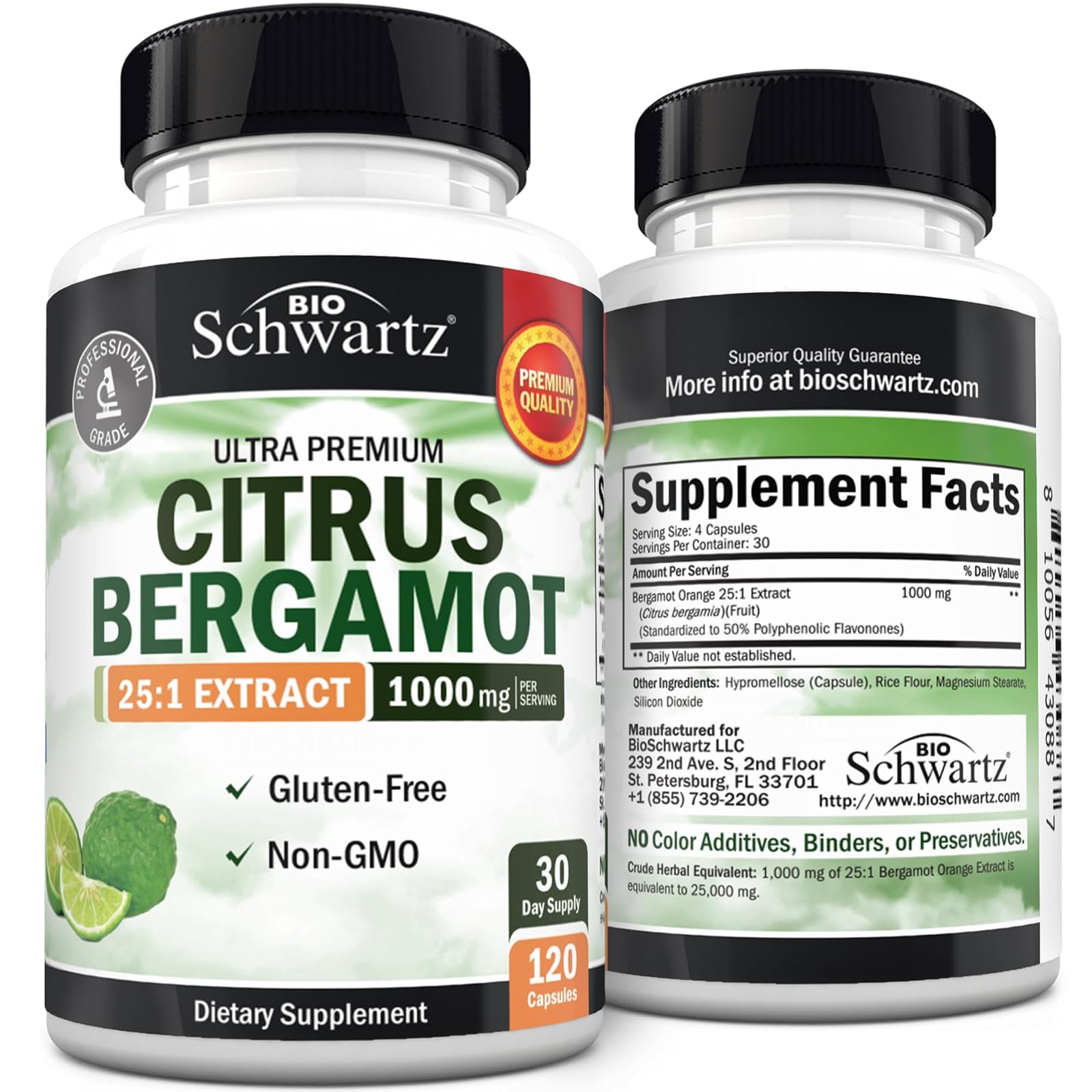 Citrus Bergamot multivitamins for energy