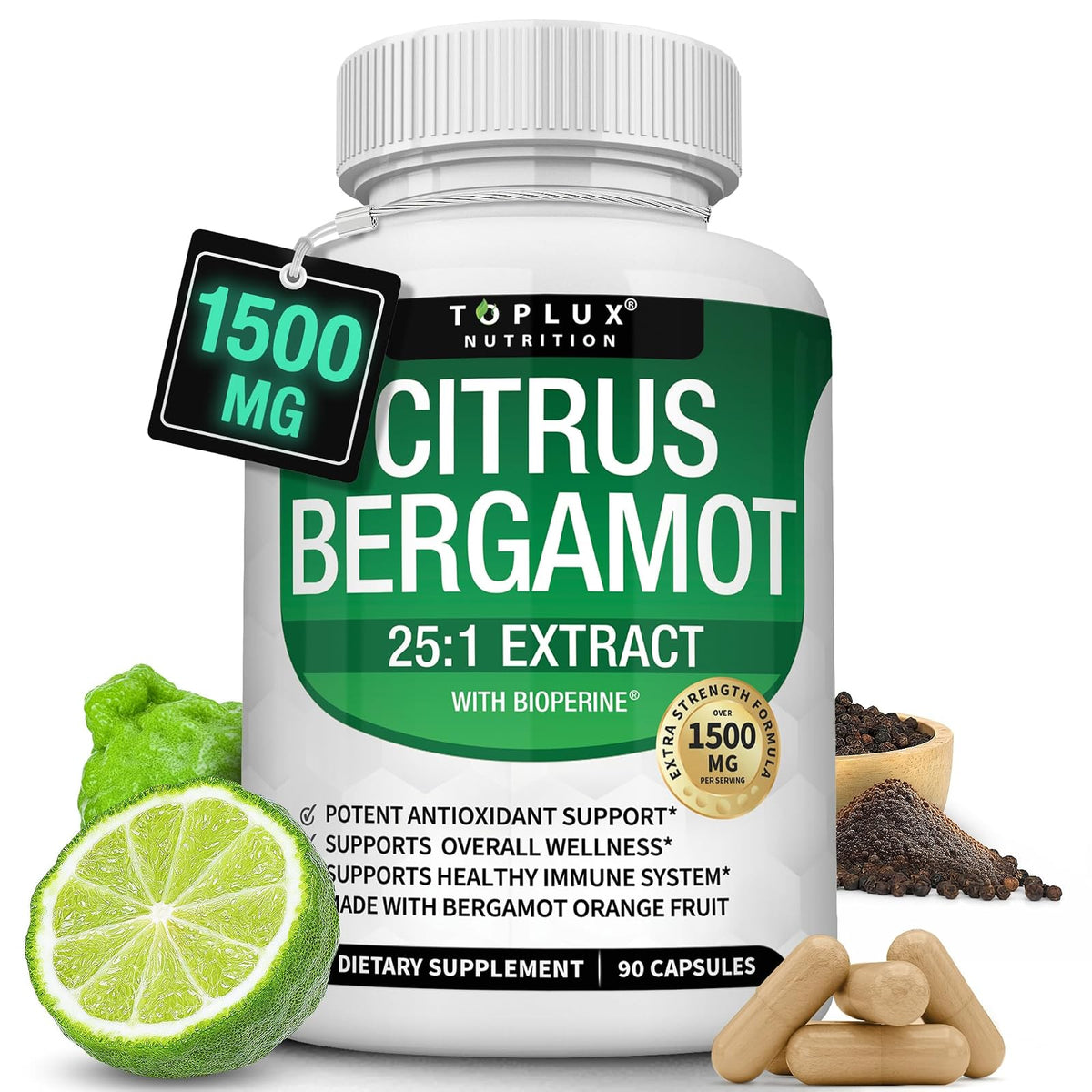 Citrus Bergamot multivitamins for wellness
