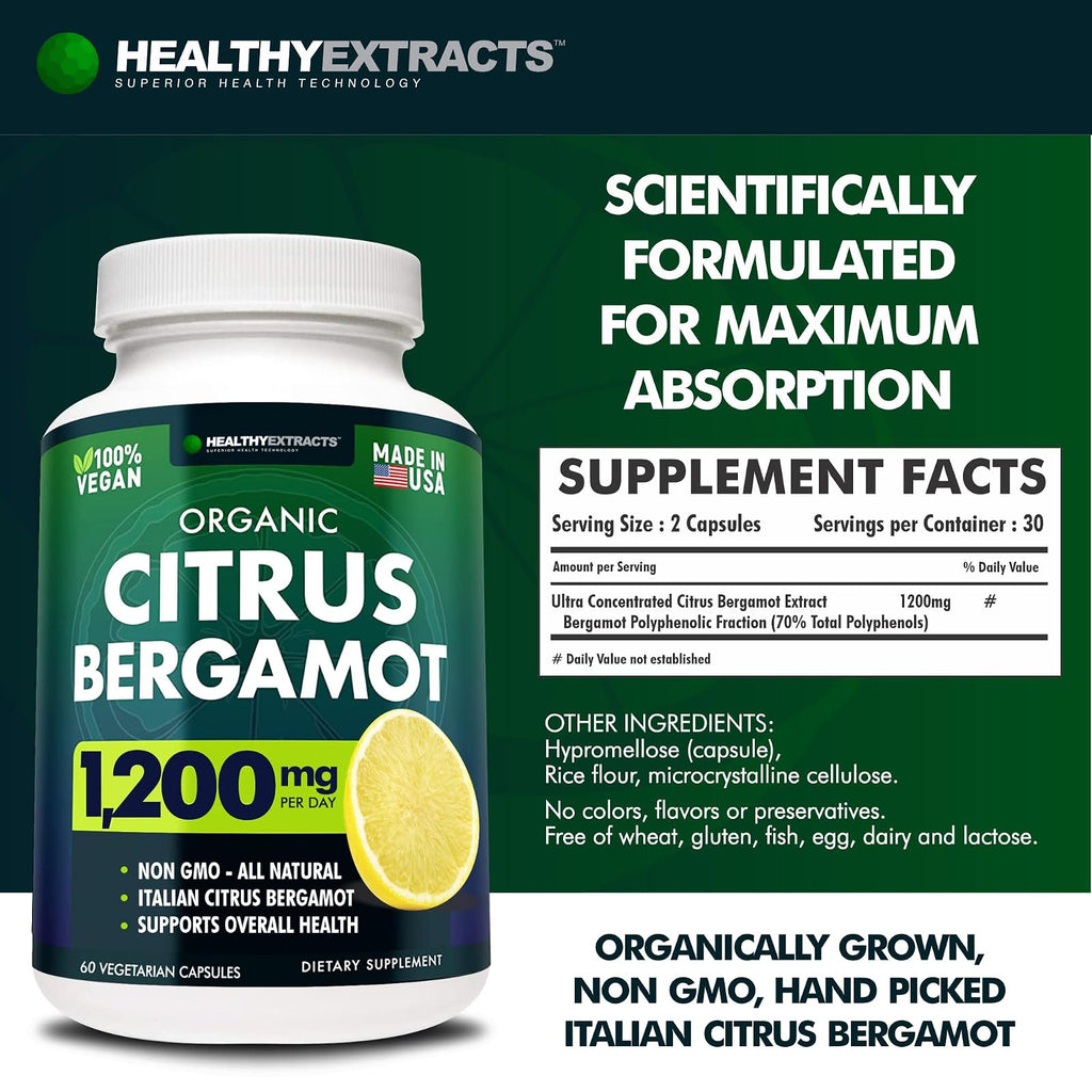 Citrus Bergamot whole food multivitamin benefits