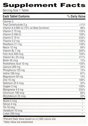Citrus berry flavor multivitamin for adults