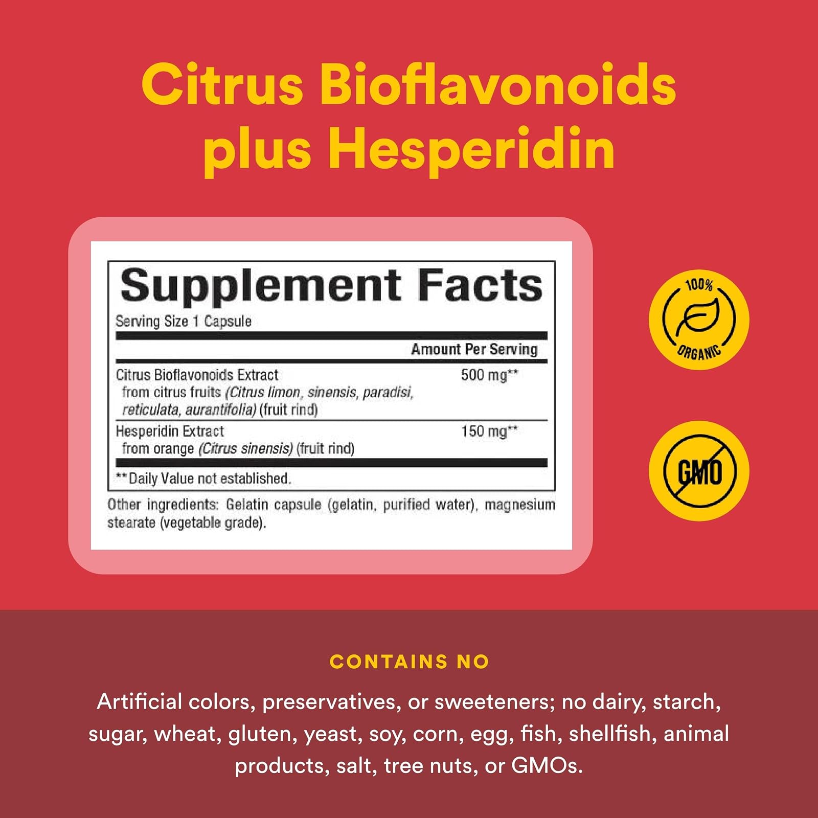Citrus bioflavonoids for antioxidant support