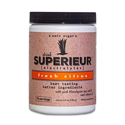 Citrus electrolyte powder for post-workout recovery