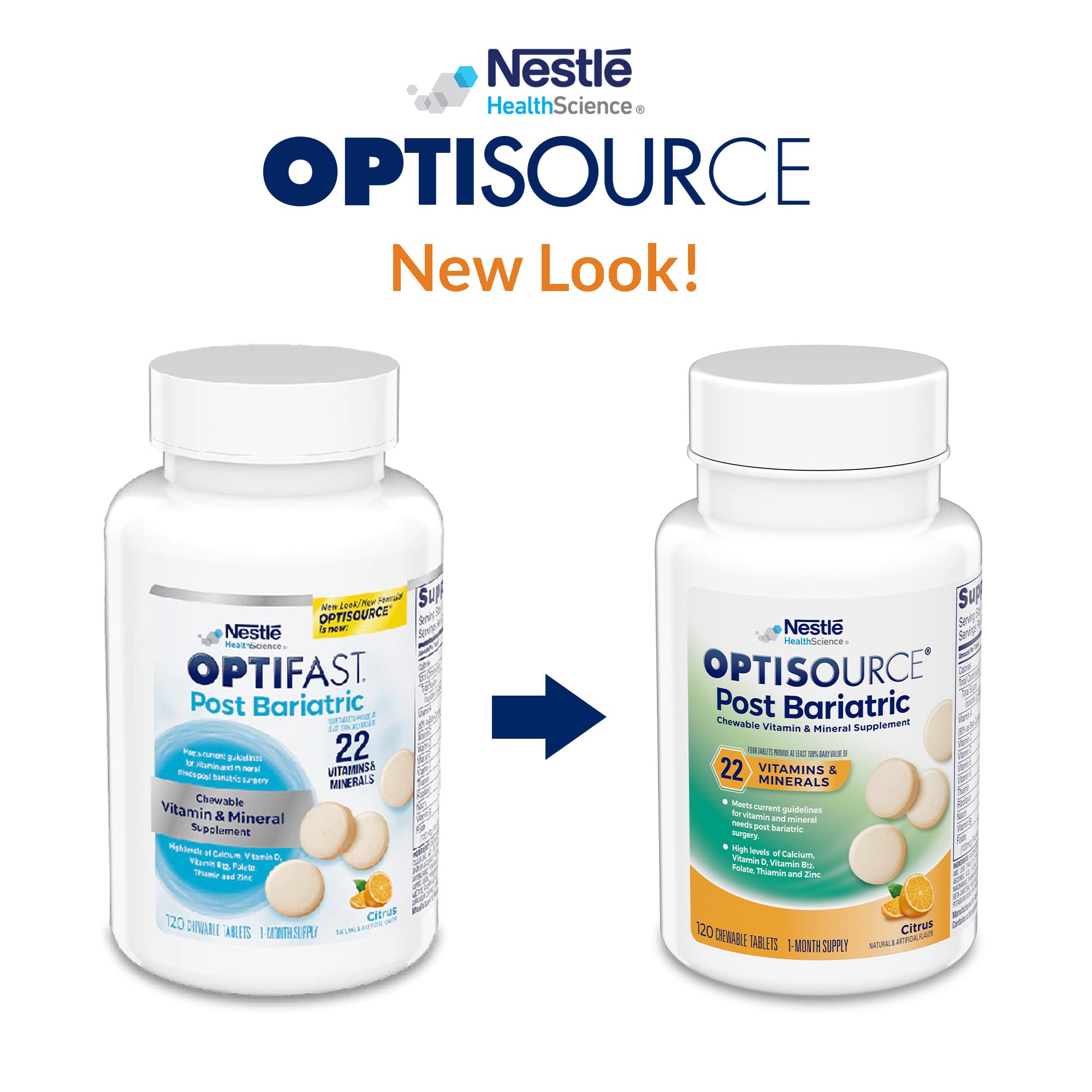 citrus flavor blended vitamin supplements