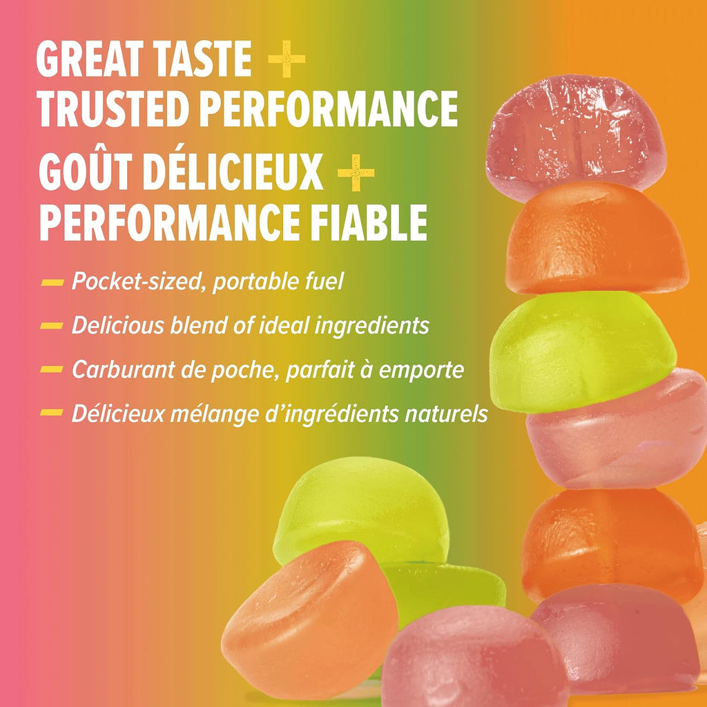 citrus flavored energy chews for workouts