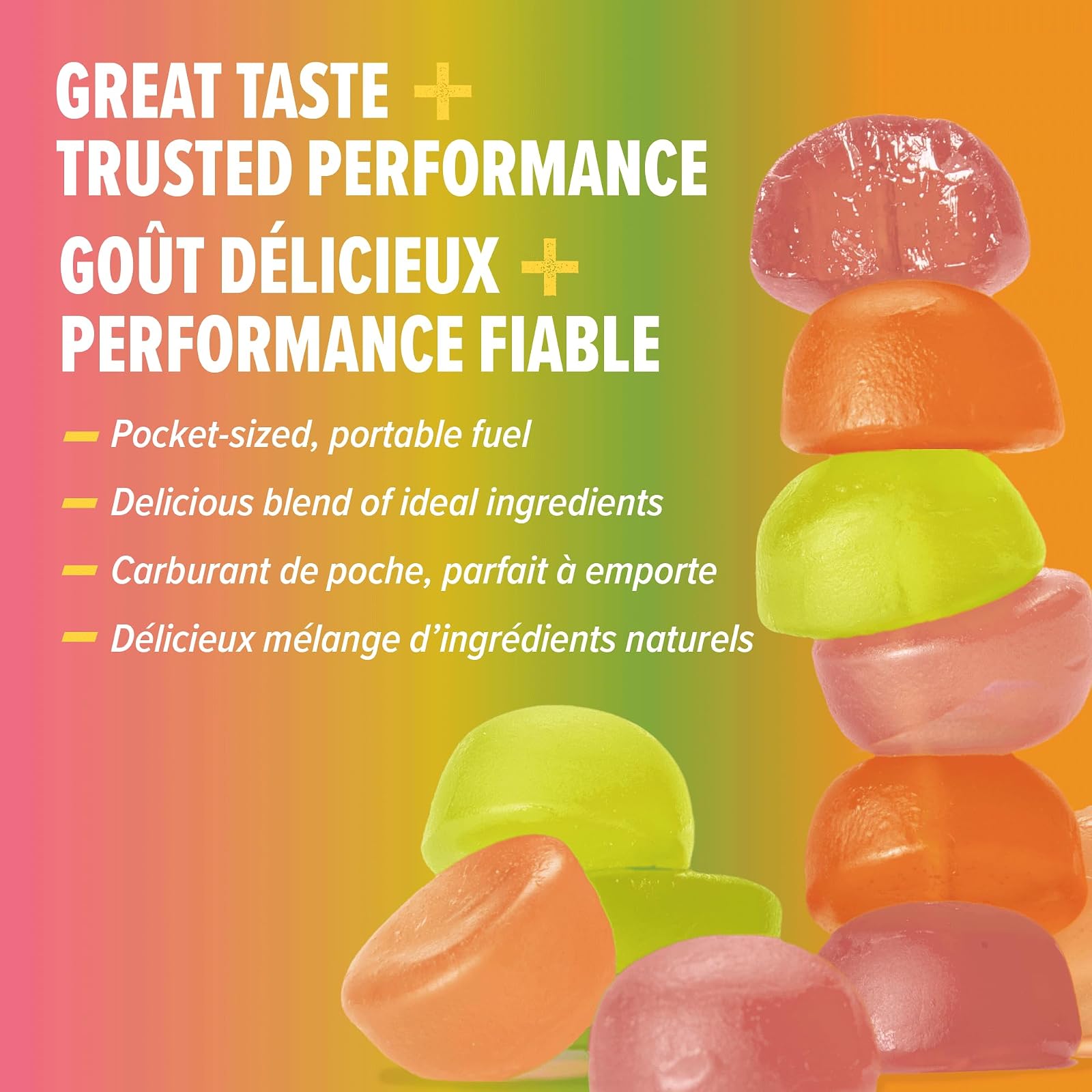 citrus flavored energy chews for workouts