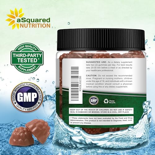 Citrus-flavored gummy supplements for adults