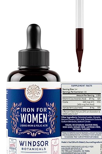 Citrus flavored iron supplement