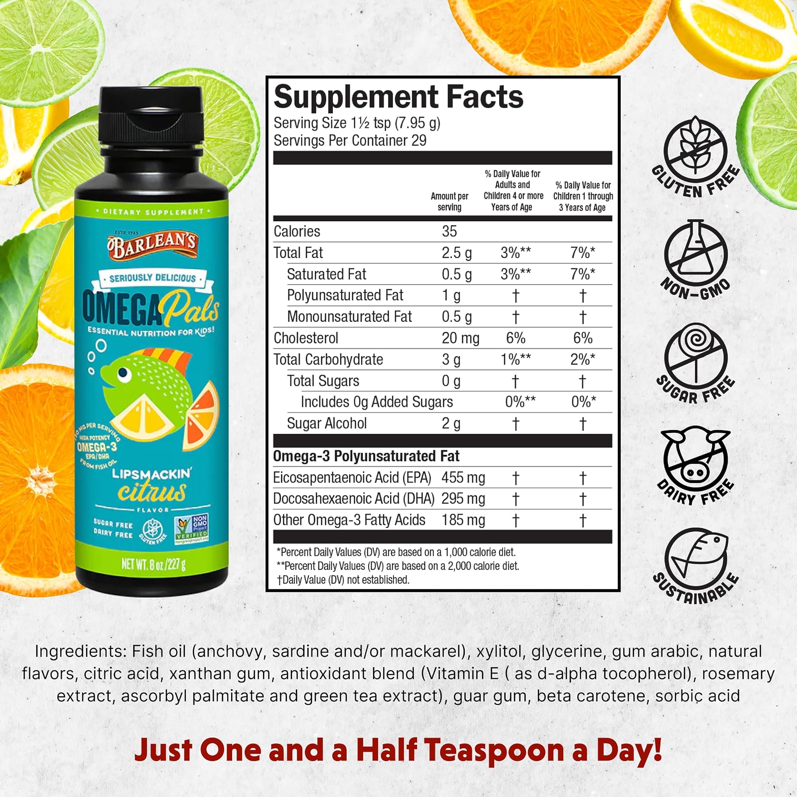 citrus flavored Omega-3 for children