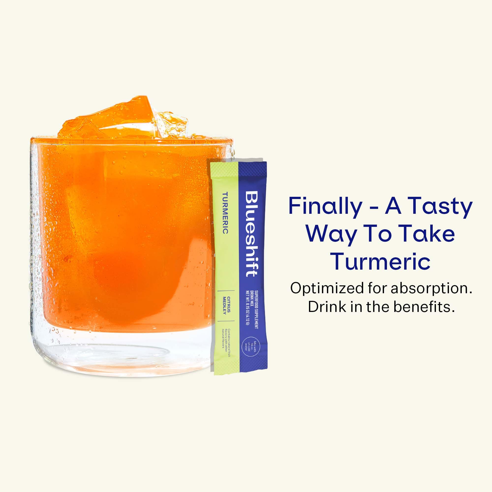 citrus flavored turmeric supplement