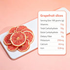 citrus flavour dried grapefruit slices