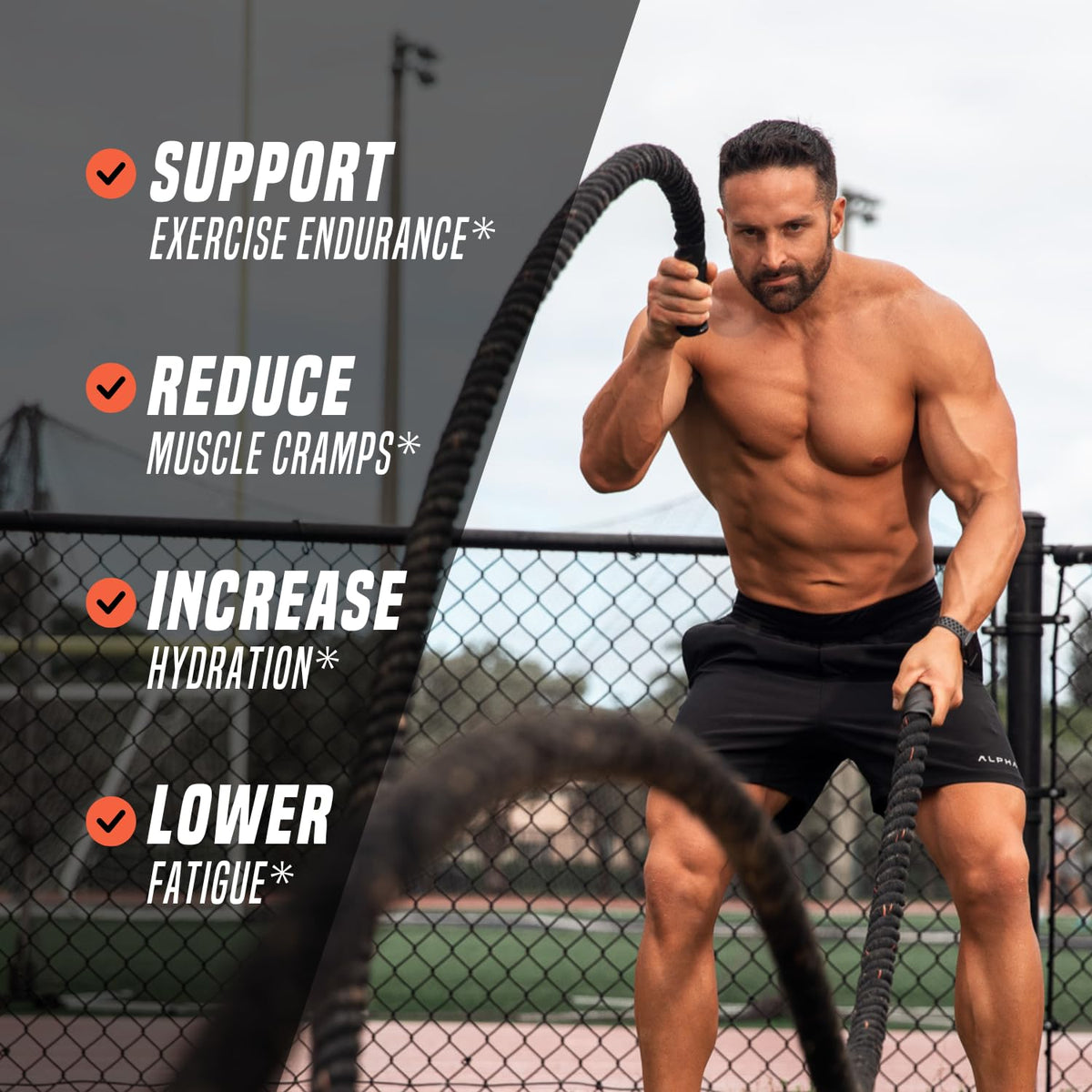 Citrus flavour electrolytes for sports performance