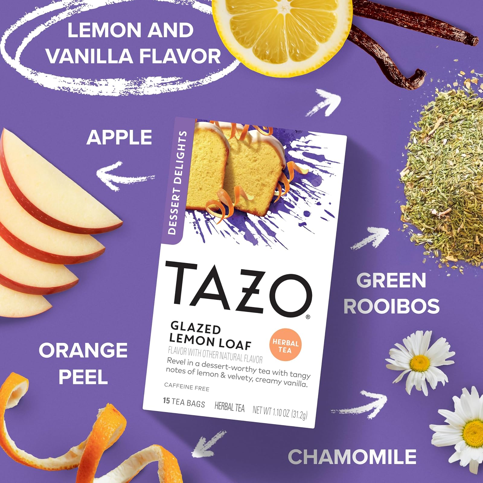 Citrus flavour herbal infusion