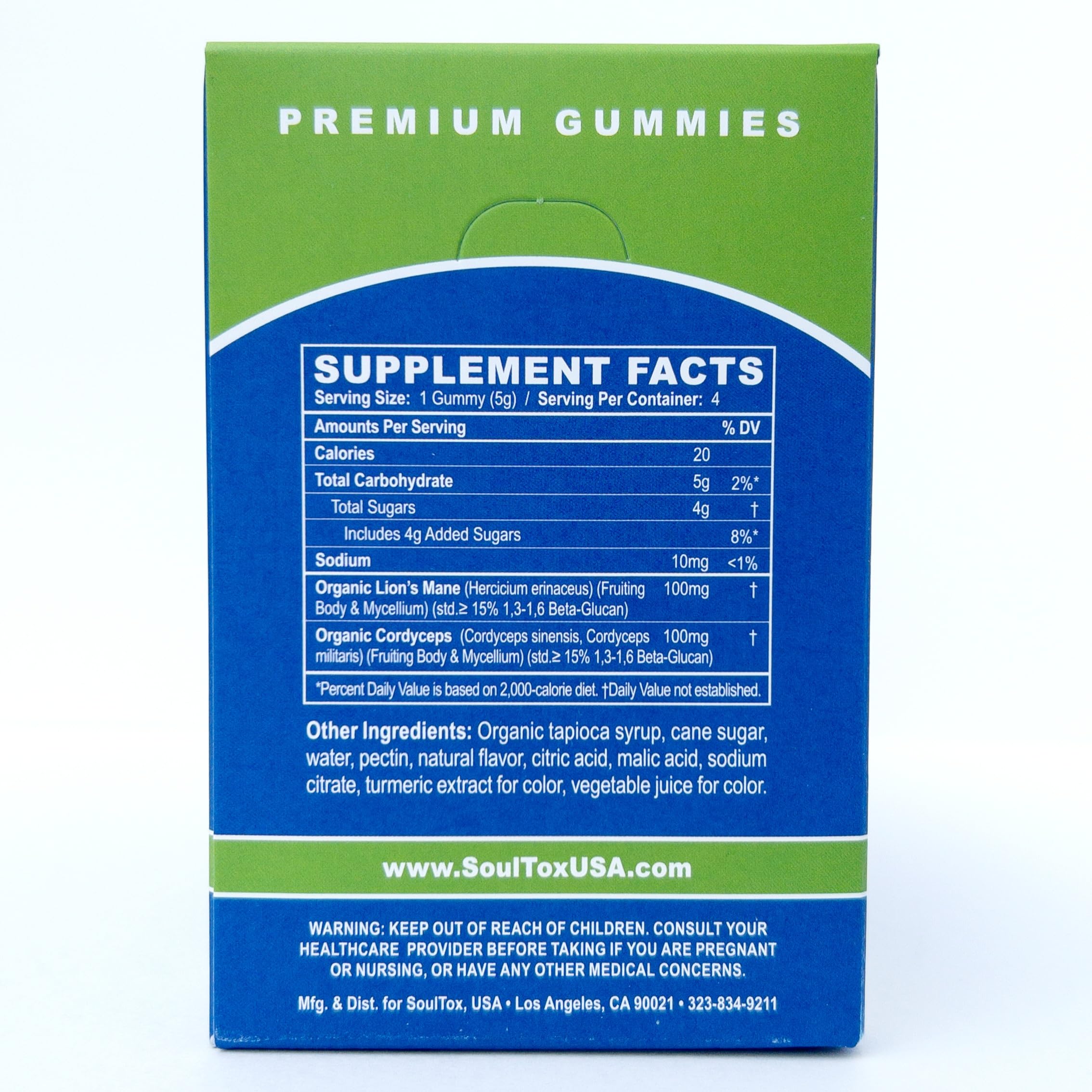 Citrus-flavoured focus gummies for adults