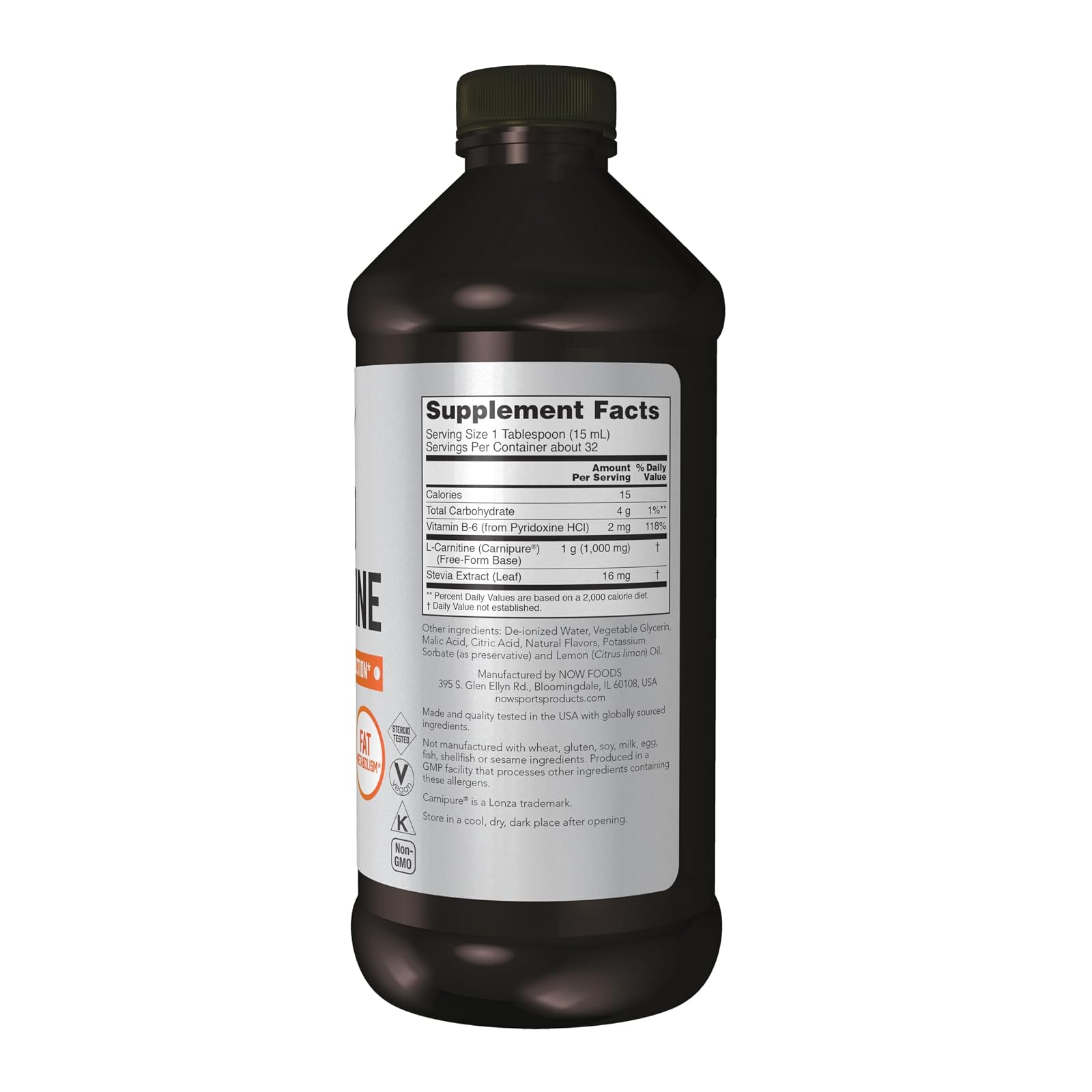 citrus flavoured l-carnitine supplement