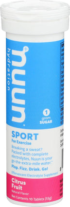 Citrus fruit electrolyte powder for athletes