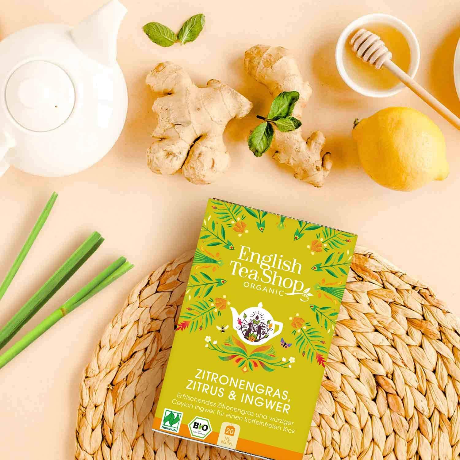 citrus fruits herbal tea bags