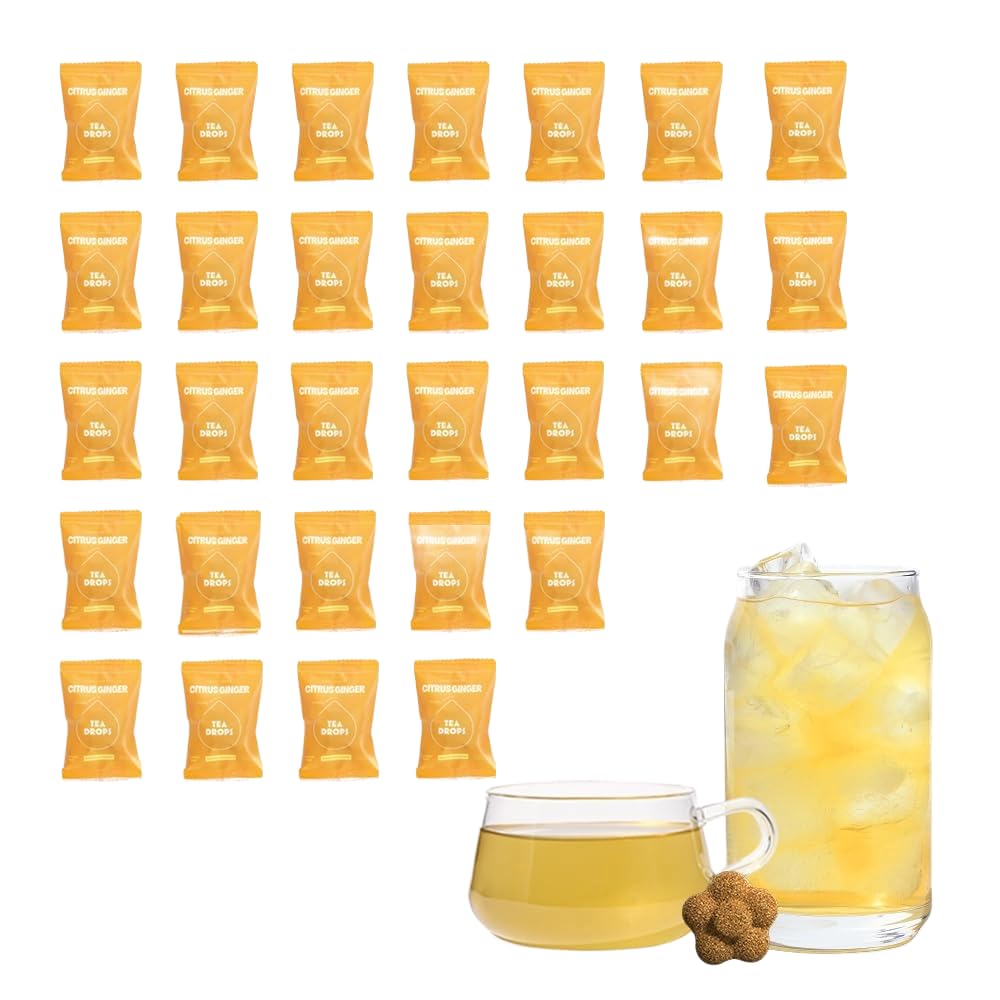 Citrus ginger tea bagless drops