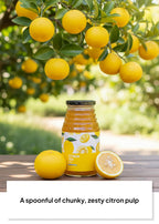 Citrus herbal tea with honey