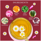 citrus infused herbal detox tea
