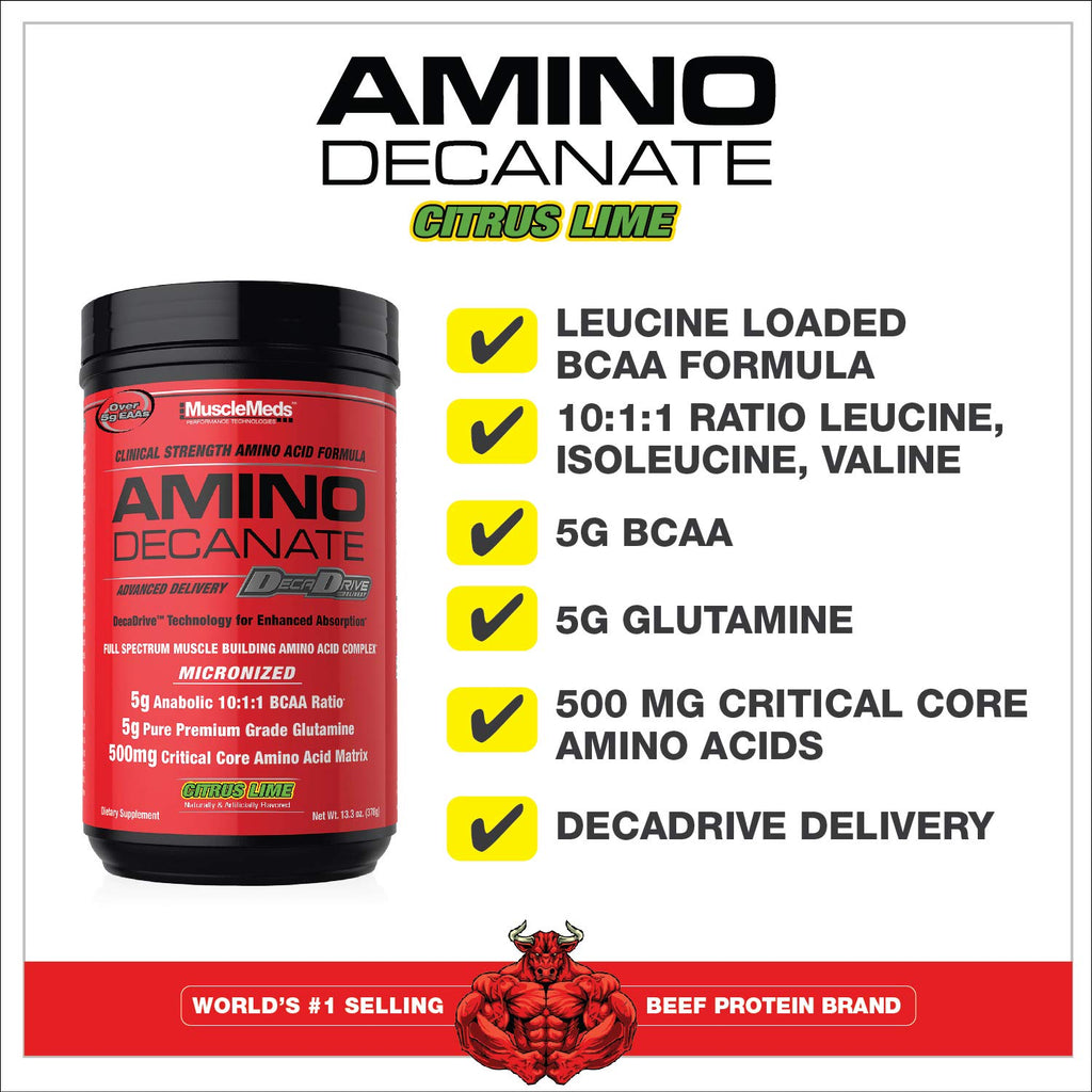 Citrus lime amino acids drink mix