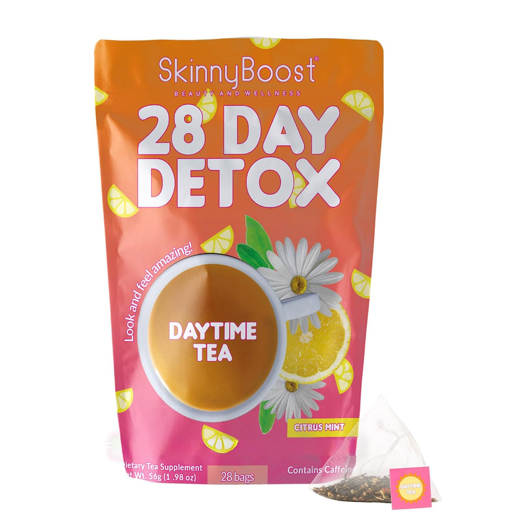 Citrus mint herbal detox tea