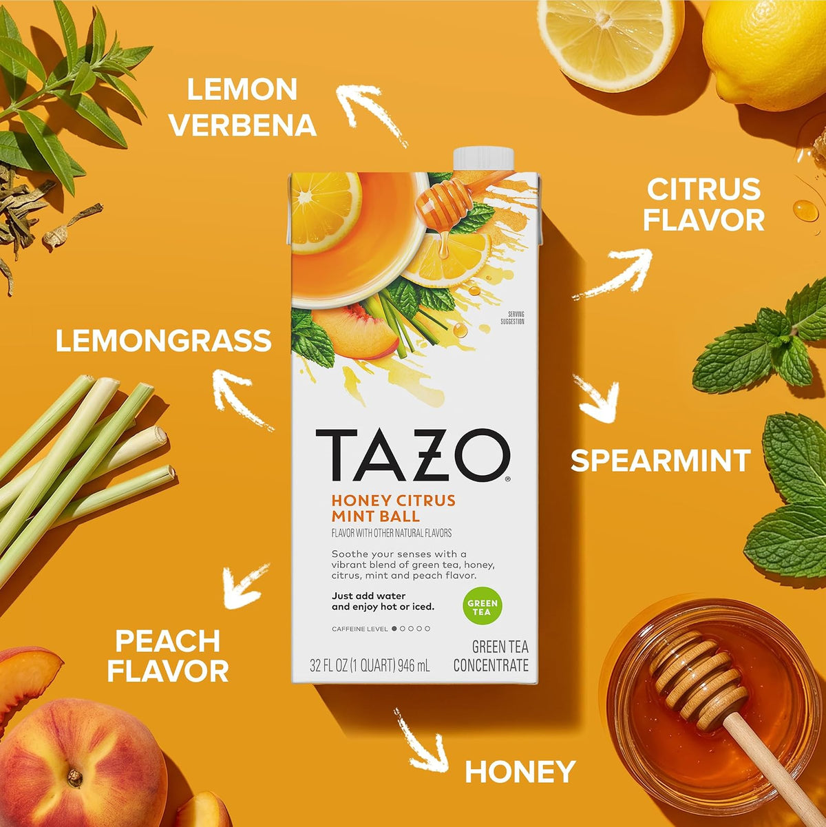 citrus mint herbal infusion