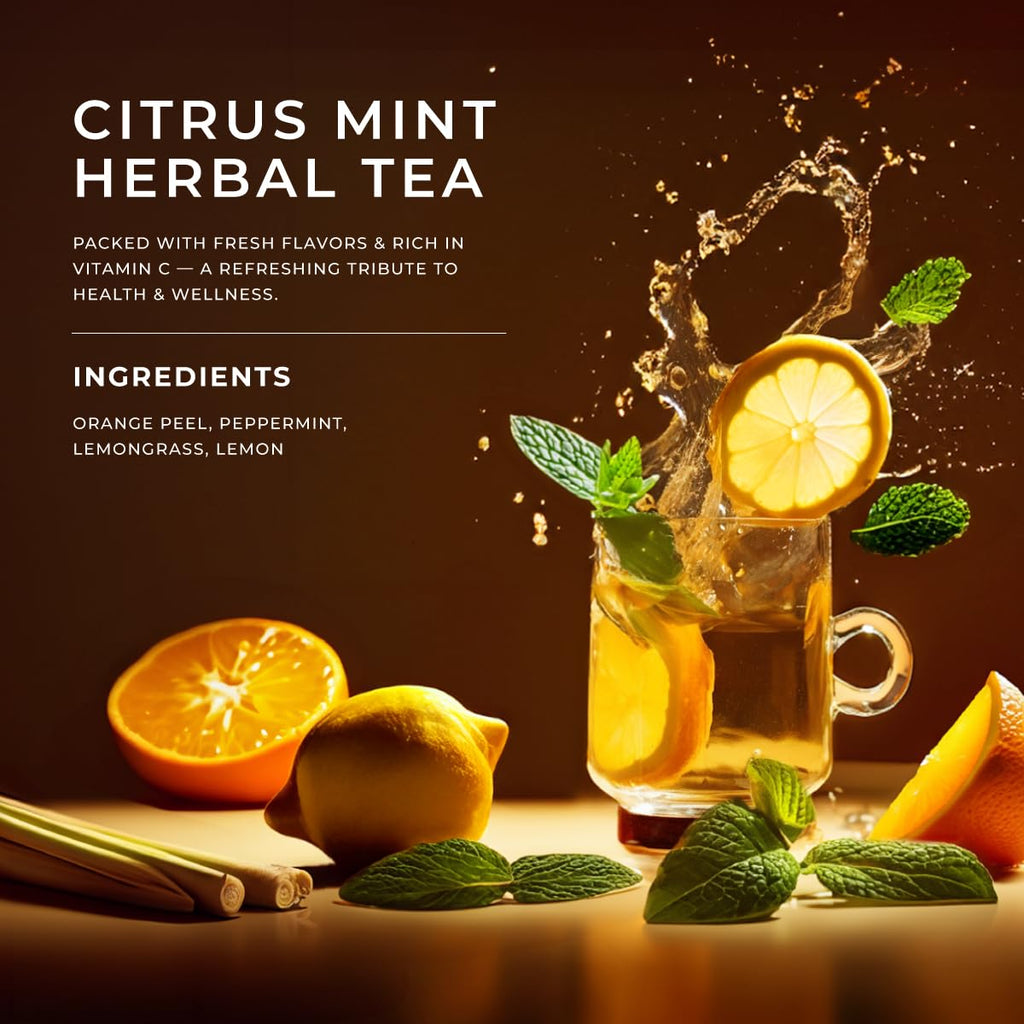 citrus mint tea for digestive health