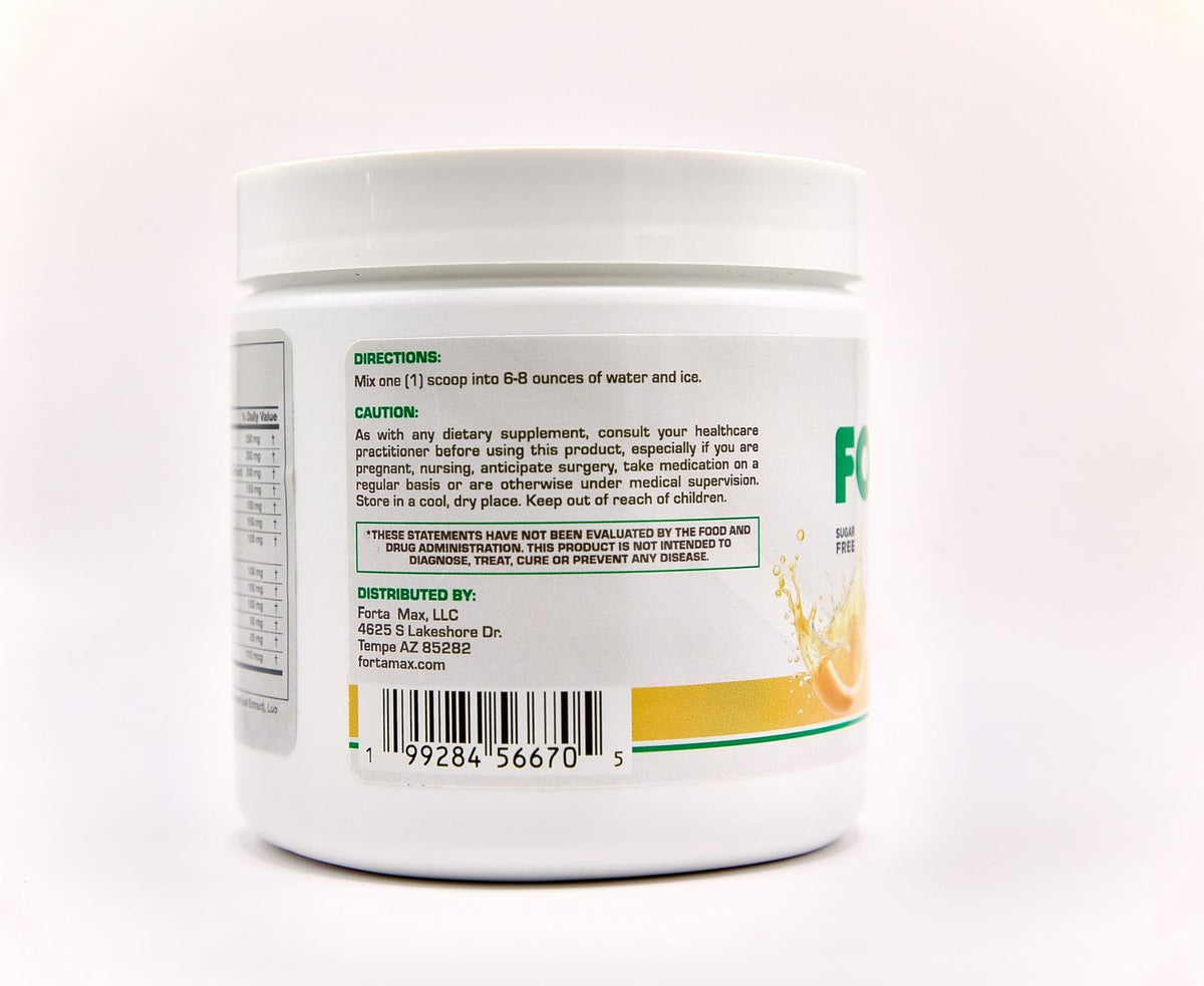 Citrus orange ashwagandha supplement