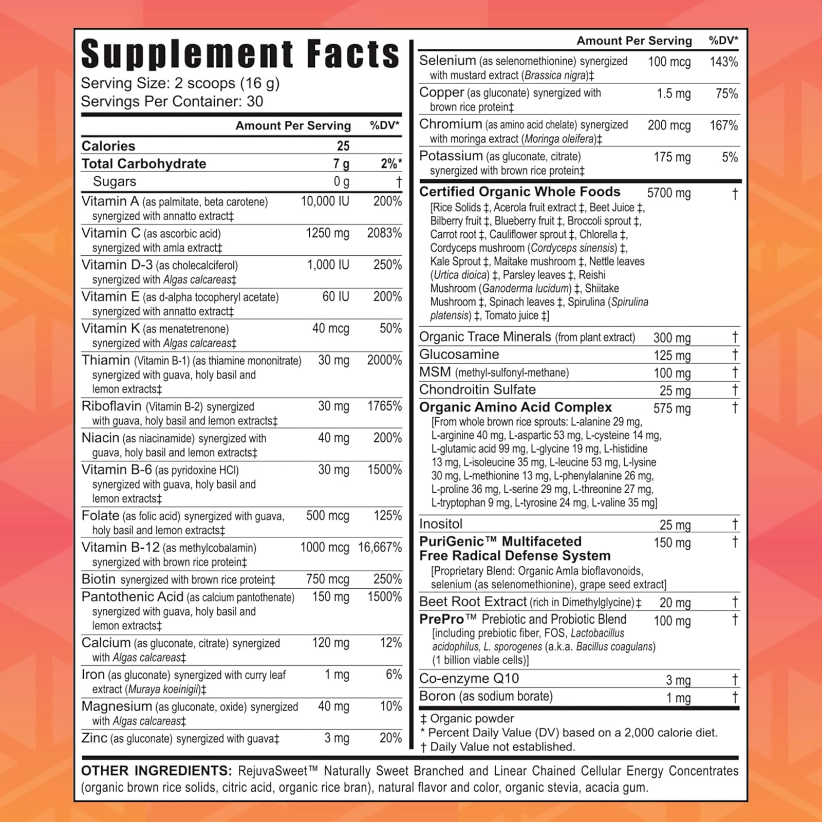 Citrus peach gummy multivitamin for kids