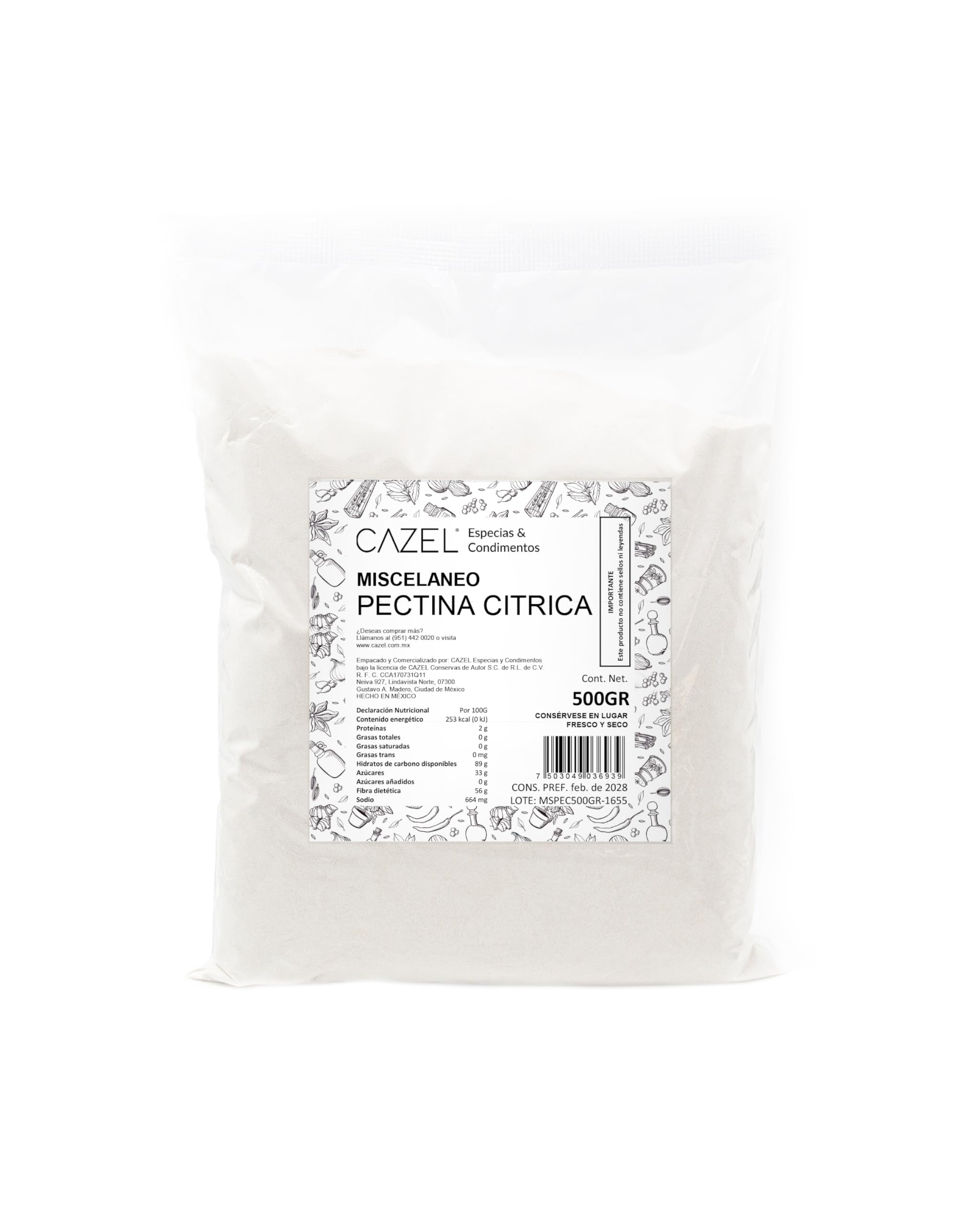 Citrus Peptin blended vitamin supplements