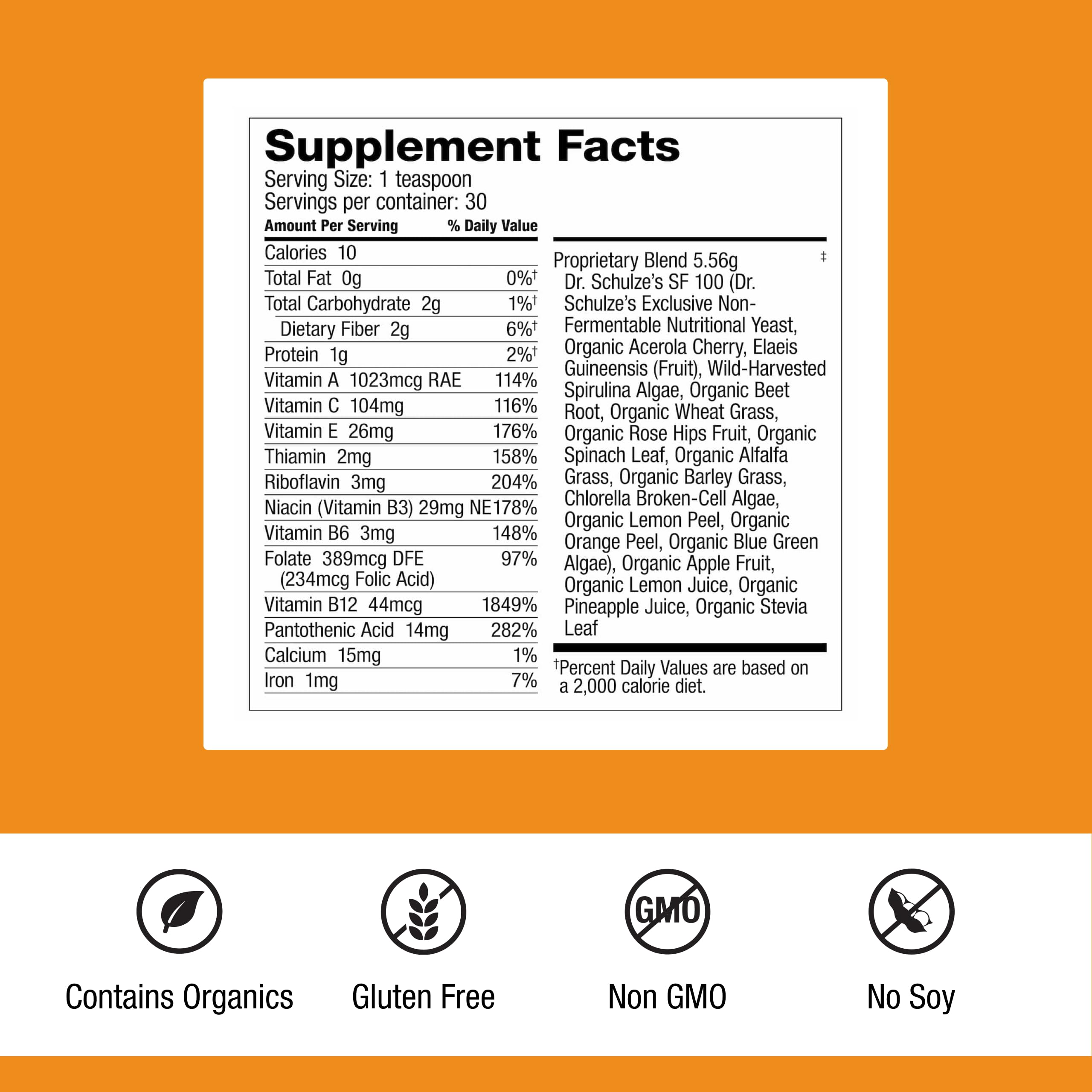 citrus pineapple flavor superfood
