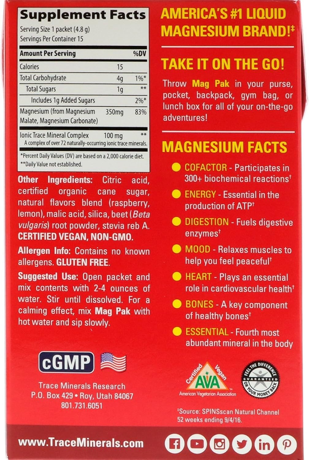 citrus raspberry magnesium for energy boost