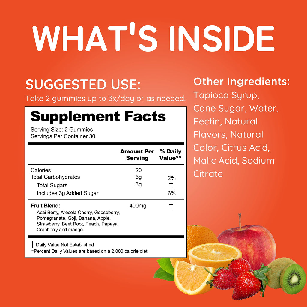 citrus splash flavour gummies