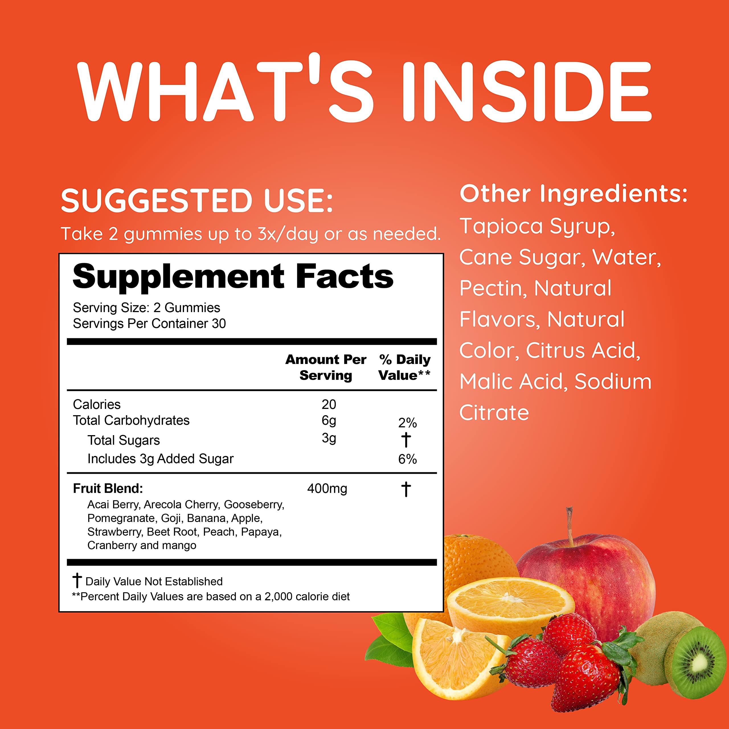 citrus splash flavour gummies