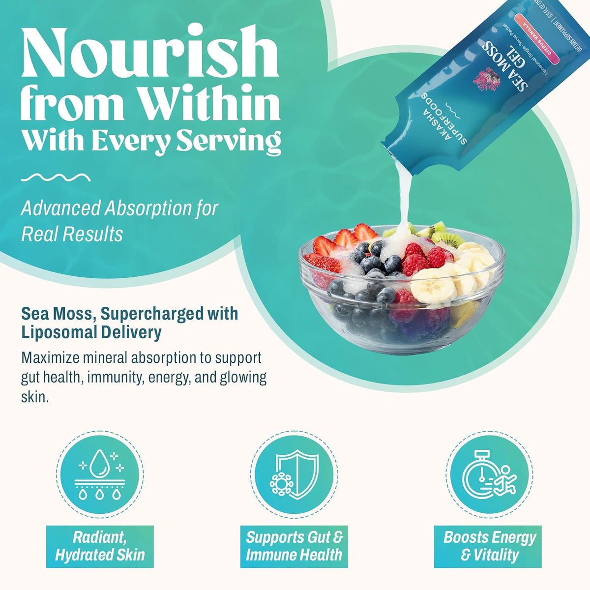 Citrus vanilla liposomal multivitamins