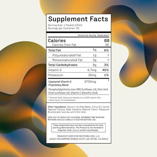 citrus vanilla vitamin C liquid pouch