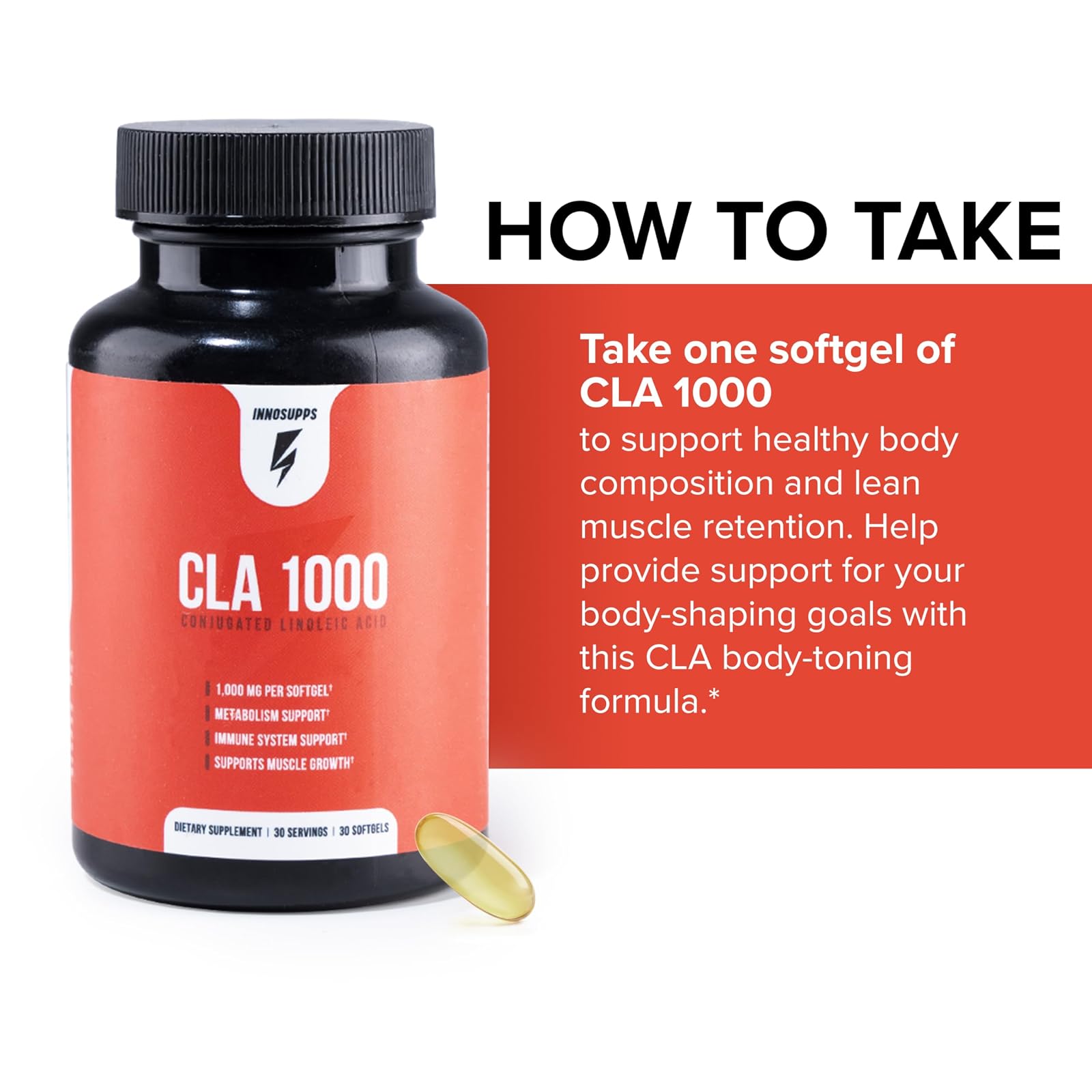 CLA softgels to support fat burning