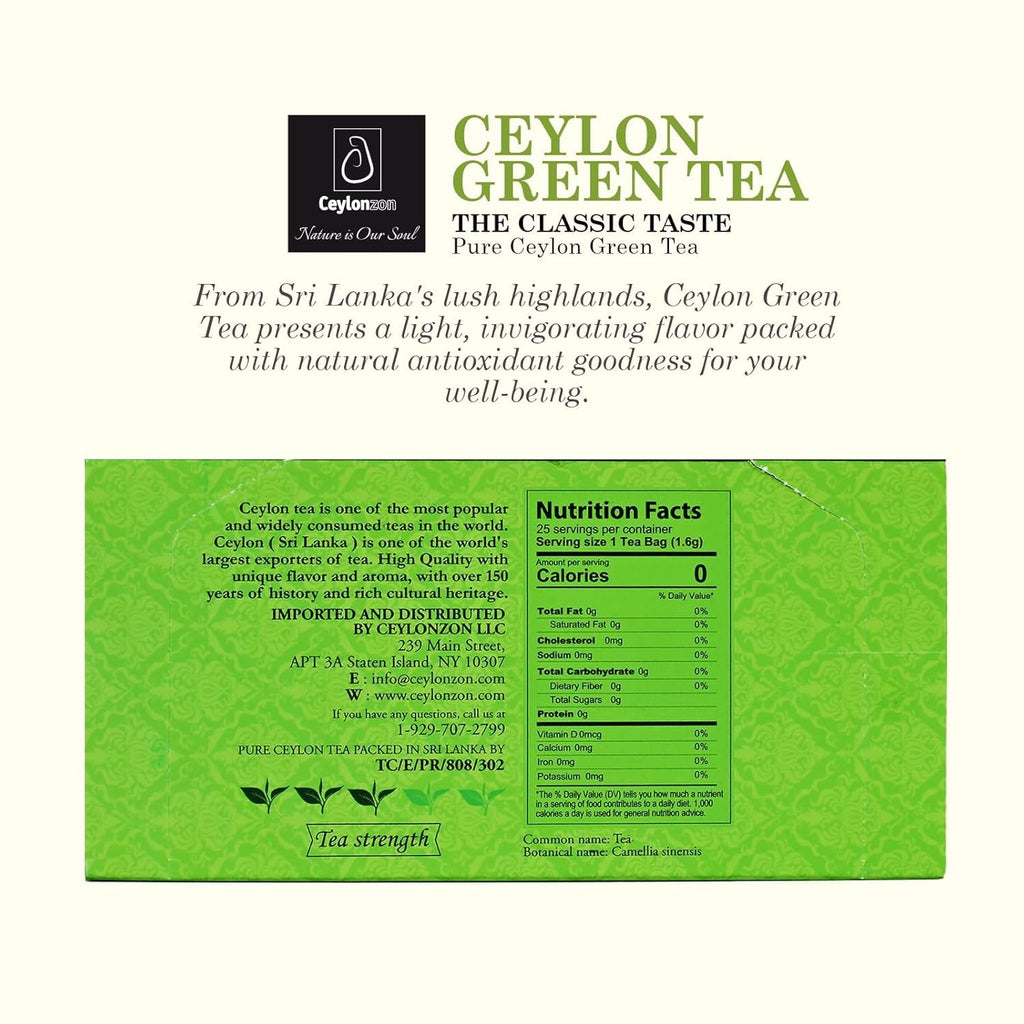 classic green tea leaves for brewing